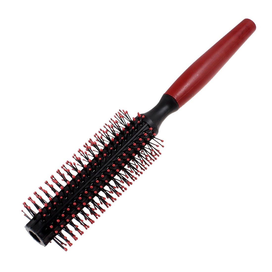 Sourcingmap Kunststoff Flexible lockiges Haar Rolle Bürste Kamm, rot ...