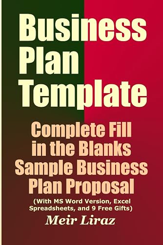 Business Plan Template: Complete Fill in the Blanks Sample Business ...