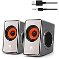 OROW Computer Speakers,12W Mini Desktop Speaker with Volume Control, 3 ...