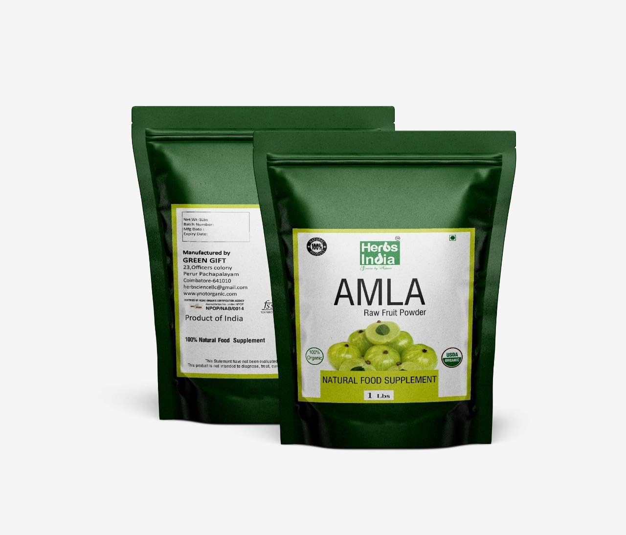 Organic Amla Powder - Amalaki Fruit Power - Bulk - 2 Pounds(32 Ounce ...