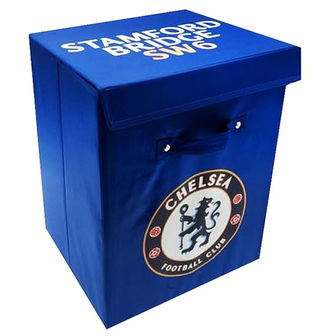 Chelsea FC Storage Box (One Size) (Blue): Amazon.co.uk: Kitchen & Home