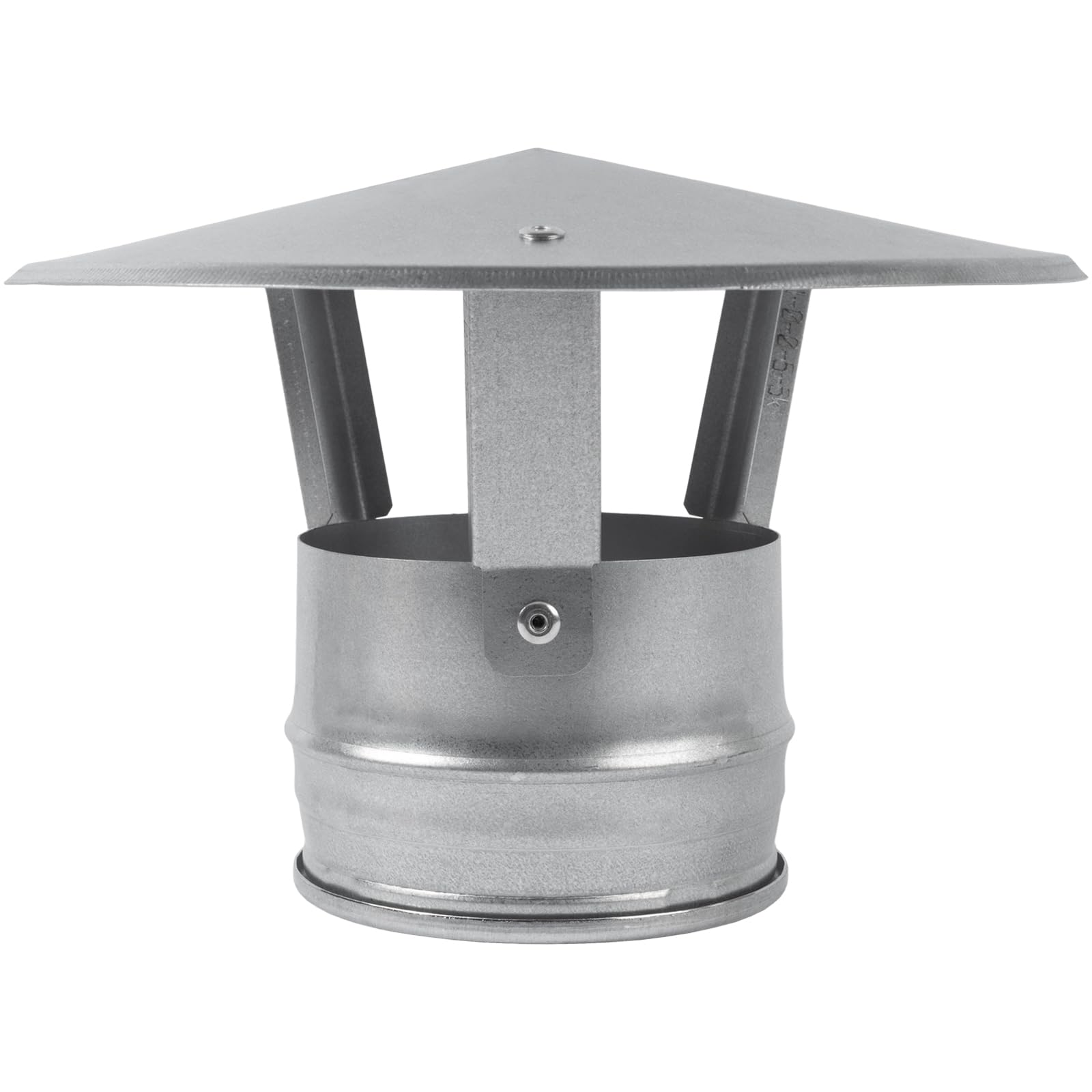 4 Inch Round Roof Cap - All Weather Chimney Cap - Galvanized Steel ...