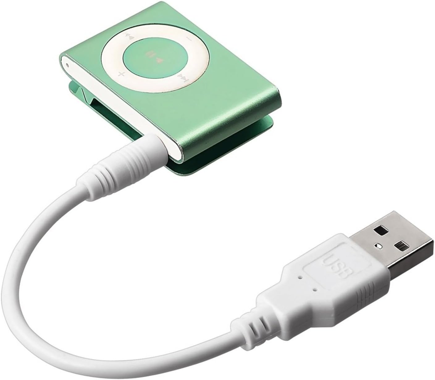 USB Adaptador De Dato/Cargar Para iPod shuffle 2nd Gen, Blanco: Amazon ...