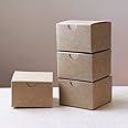 Amazon.com: 3in. X 3in. X 2in. Kraft Gift Boxes - pack of 10 : Health ...