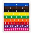 Amazon.com: EAI Education Fraction Tiles with Tray: Numbered - Set of ...