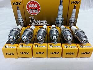 Amazon.com: NGK 7090 G-Power Platinum Spark Plugs BKR5EGP - 6 PCSNEW ...