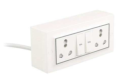 Palfrey Electric Extension Board - 16A/20A + 16A/20A with Two Switch ...