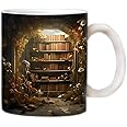 Amazon.com: SavgU 3D Shelf Library Coffee Cup - Librarian Cup Club ...