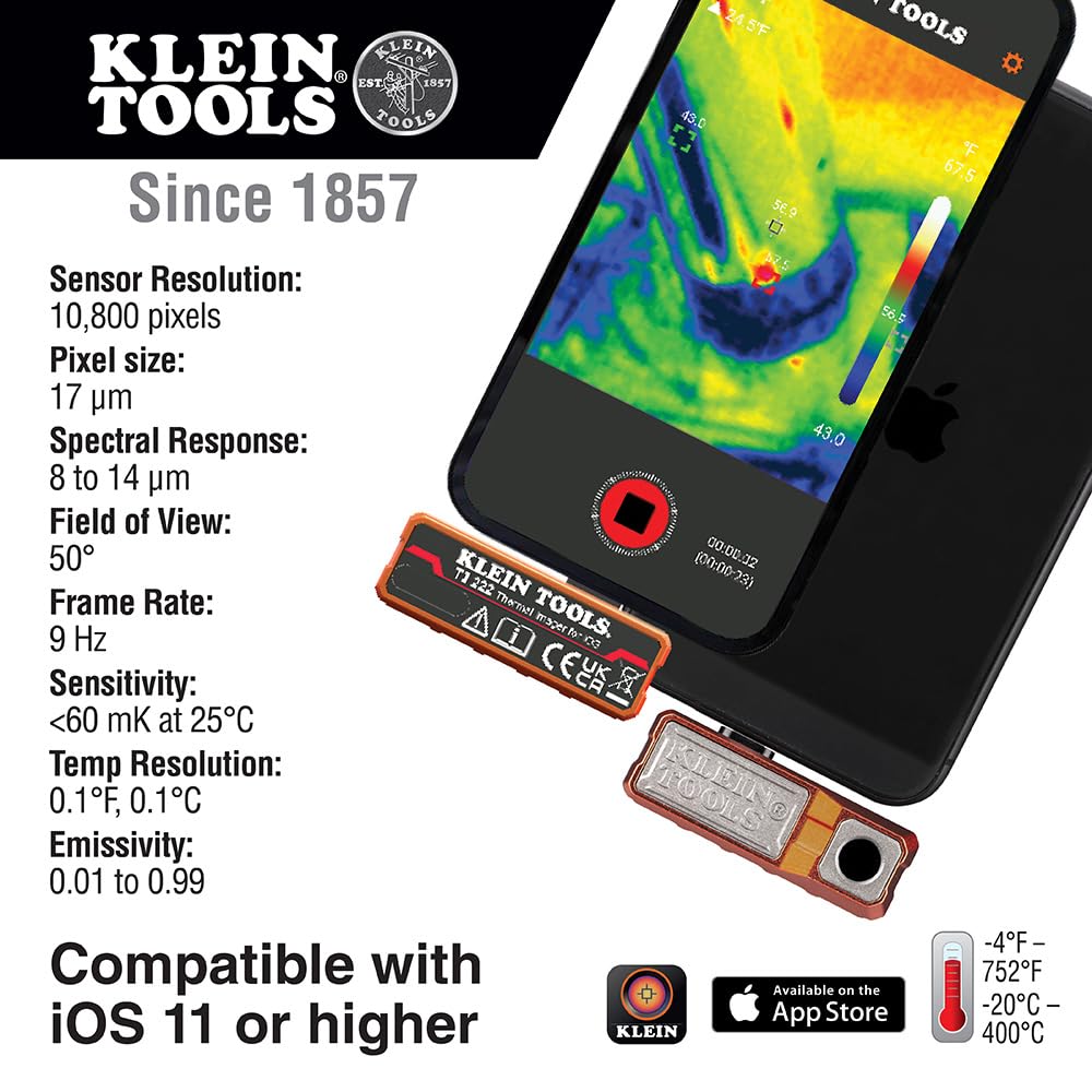 Mua Klein Tools TI222 Thermal Imager for iPhone and all iOS Devices ...