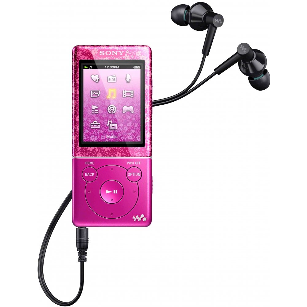 Sony NWZE474P.9CEW - Reproductor de mp3 y vídeo Walkman de 8 GB, rosa ...