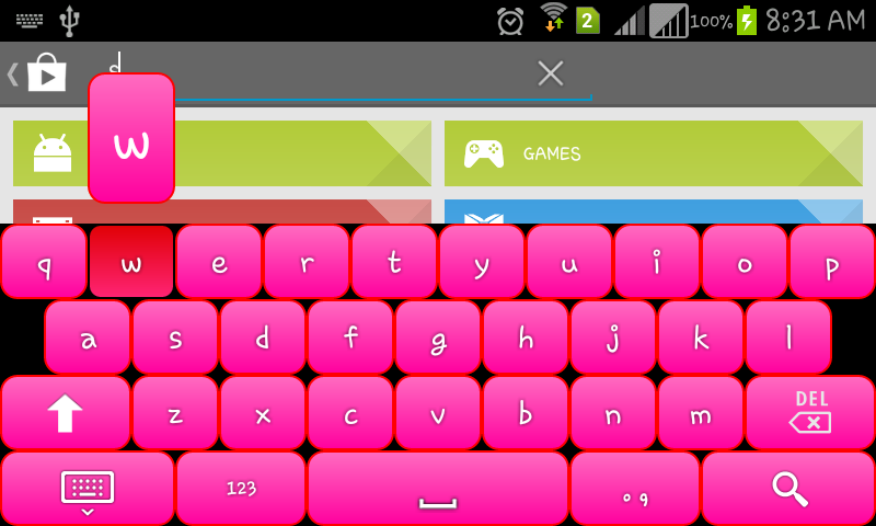 Pink Keyboard:Amazon.co.uk:Appstore for Android