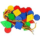 Amazon.com: DLOnline 120 PCS Button Puzzle Toy,Big Button Threading Toy ...