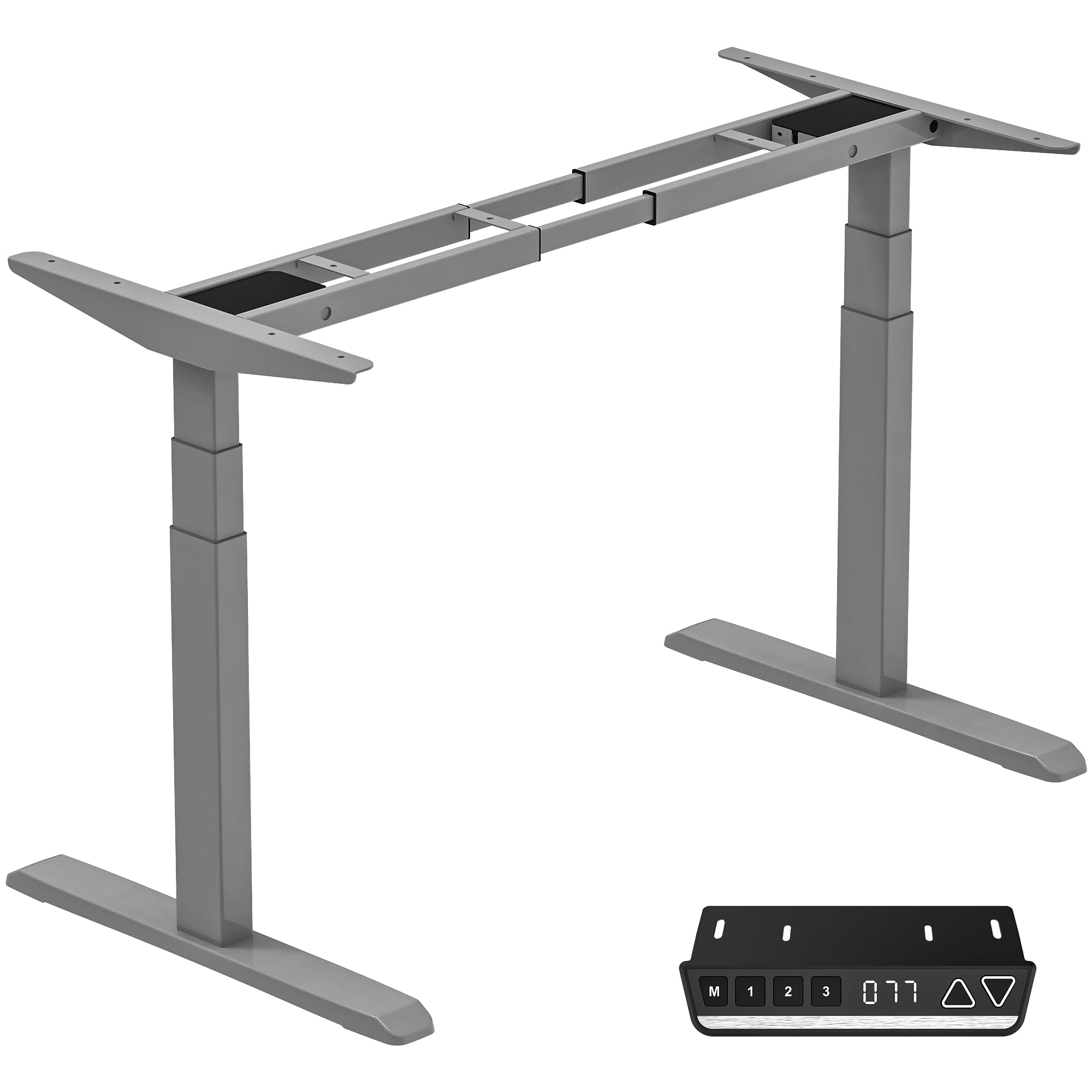 Standing Desk Frame 3 Stage Dual Motor, Electric Stand Desk Legs ...