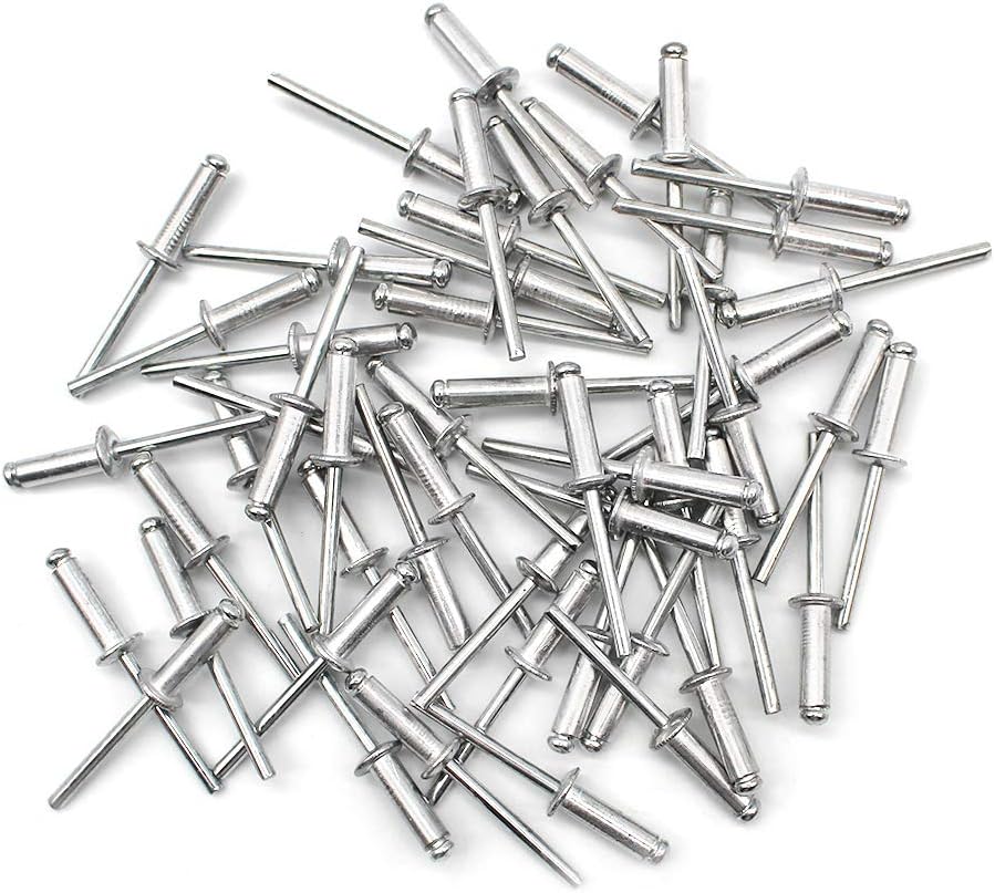 Dylan-EU 40 pcs Dome Blind Pop Rivet Peel Back Rivets 4.8 mm x 18 mm ...