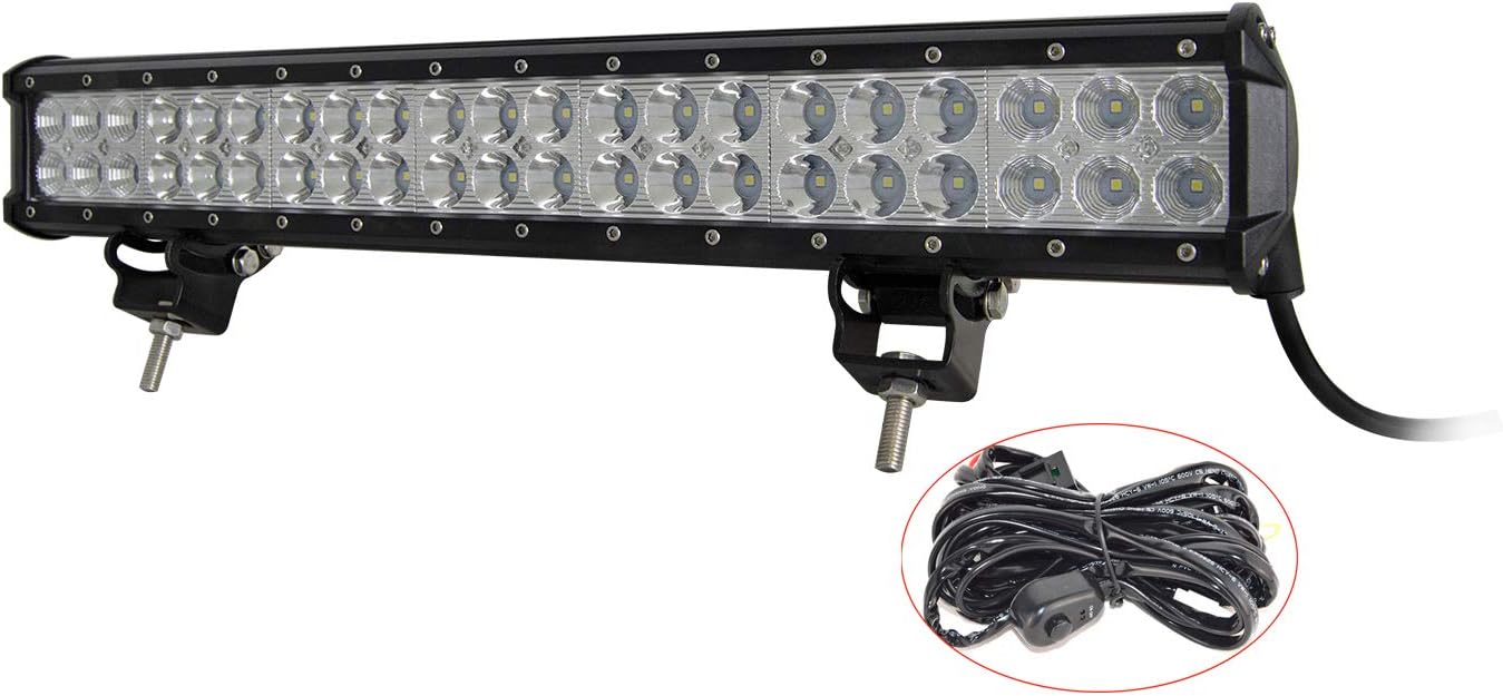 SKYWORLD led zusatzscheinwerfer bar, Zweireihiges 20 Zoll 50 cm 126W ...