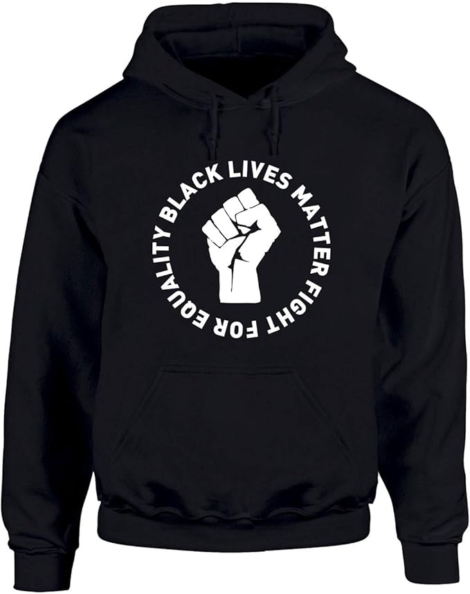 Black Lives Matter Hoodie Anti Racism Movement Unisex Hoody Political ...