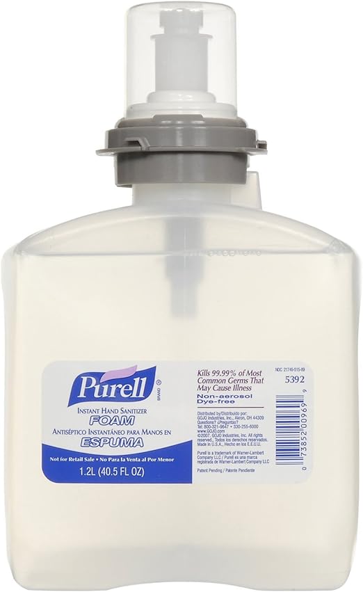 Amazon.com: Purell 5392-02, Instant Hand Sanitizer Foam Refill, 2 ...