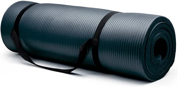 Amazon.com: High Density Extra Thick Padded Yoga Mat - 3/4 Inch Thick ...