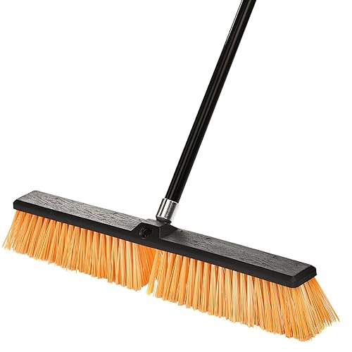 Alpine Industries Push Broom Heavy Duty Smooth Surface Broom Deck ...