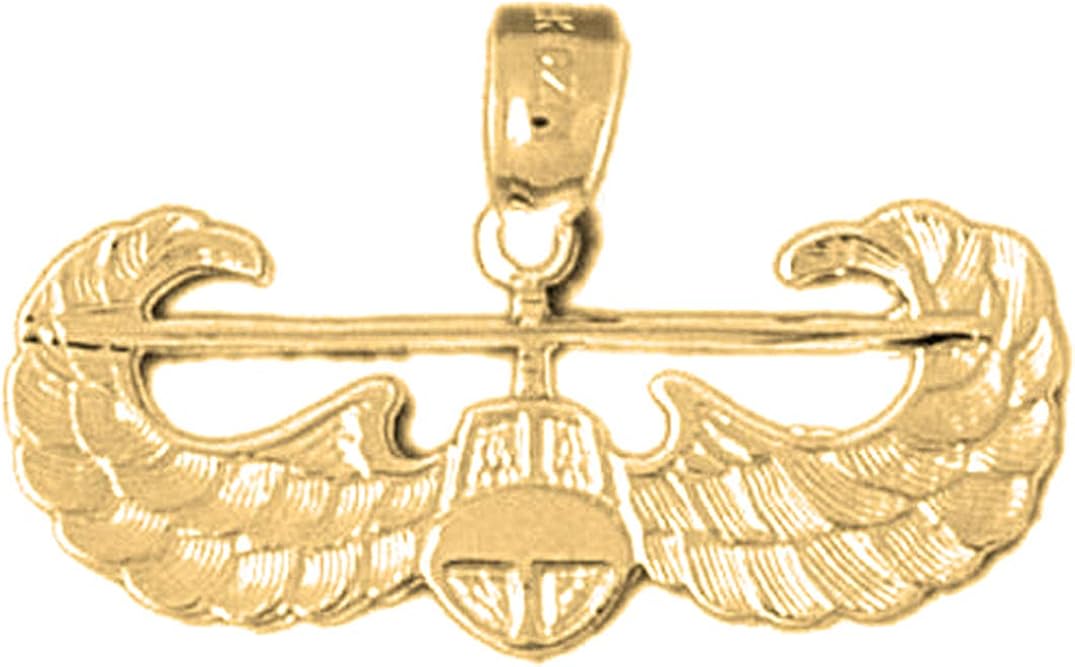 Amazon.com: Jewels Obsession 18K United States Air Force Pendant | 18K ...