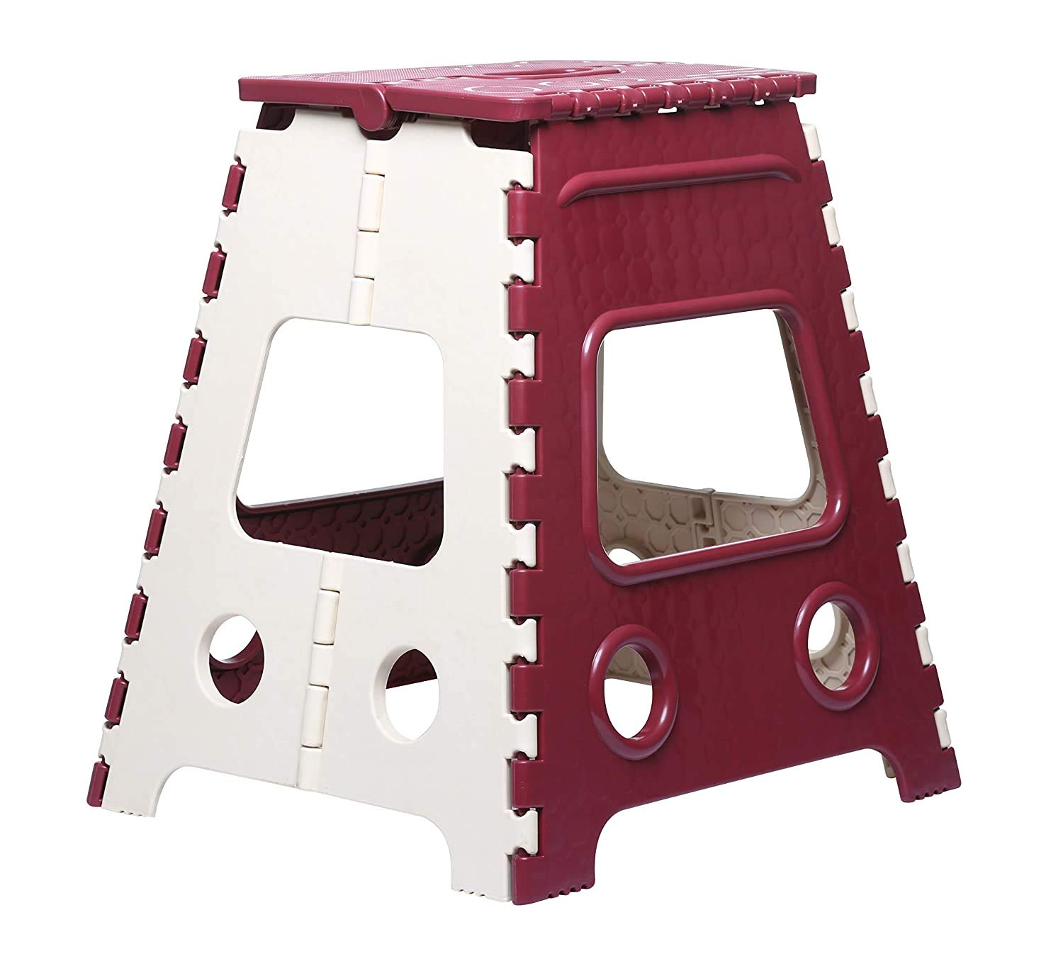 Varmora 18 Inches Super Strong Folding Step Stool for Adults and Kids ...