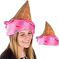 Amazon.com: Tigerdoe Ice Cream Hat - Plush Strawberry Ice Cream Costume ...