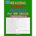 4th Grade Fluency Passages with Comprehension Questions Workbook ...