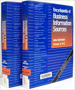 Encyclopedia of Business Information Sources: Amazon.co.uk: Gale ...