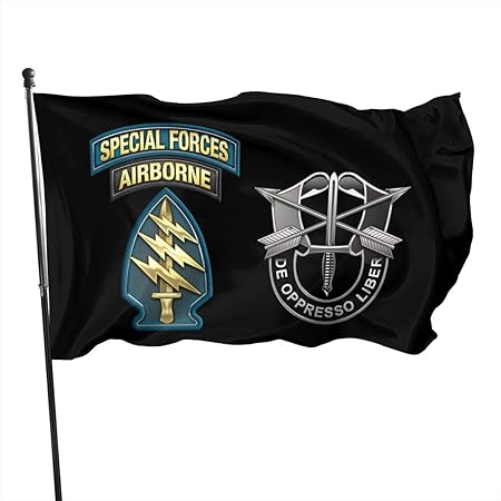 Amazon.com : US Army Special Forces Banner Breeze Flag Outdoor Flags ...