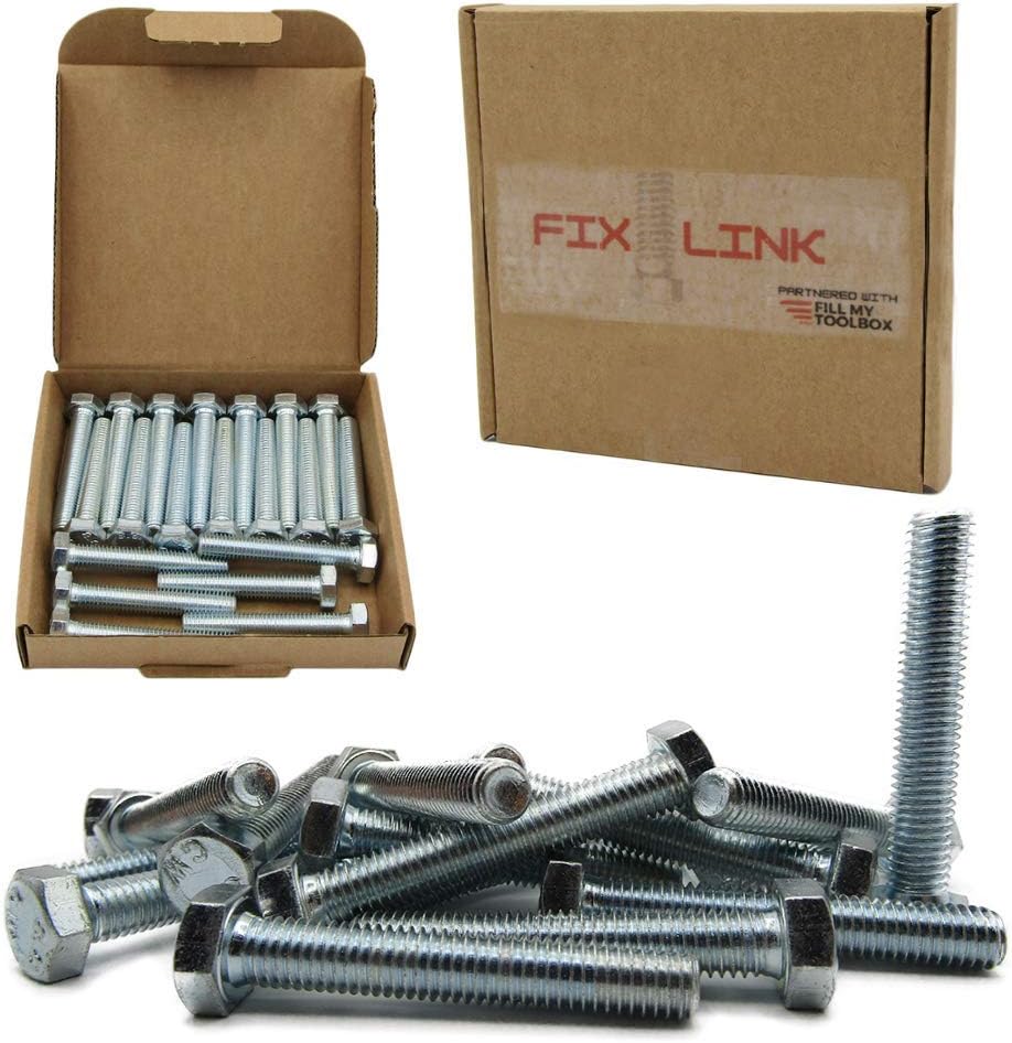 M8 Bolts (8mm x 50mm) Hex Bolt, Setscrew (Pack of 20) – BigaMart