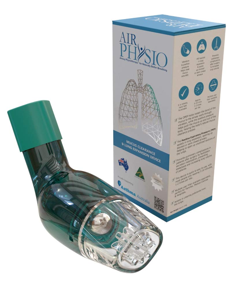 Buy AirPhysio Natural Breathing Lung Expansion & Mucus Removal Device ...