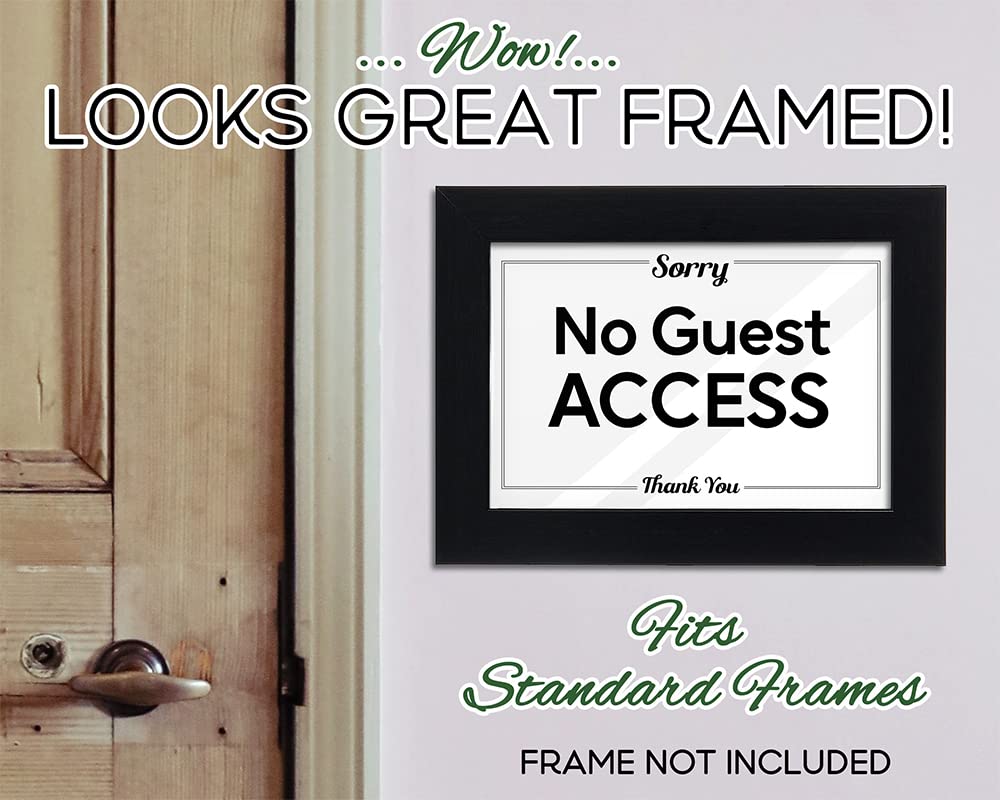 Mua Airbnb Essentials For Hosts - No Guest Access - 4"x6" Acrylic Sign ...