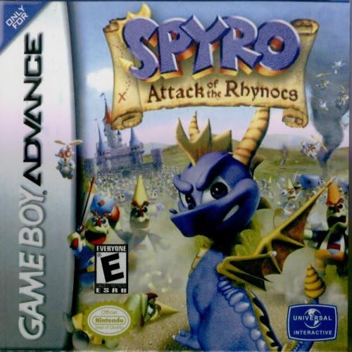 Spyro 3: Attack of the Rhynocs - Game Boy Advance: Nintendo Game Boy ...