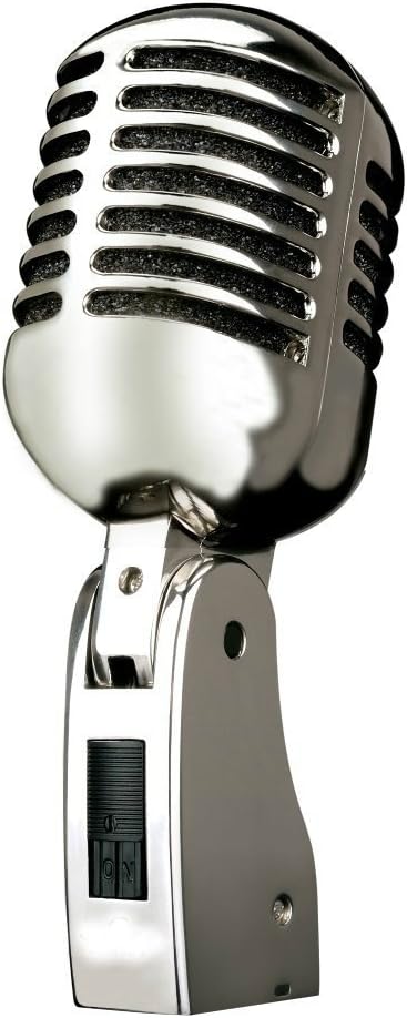Microfono Vintage Anni 50 classico switch ON/OFF per canto voce ...
