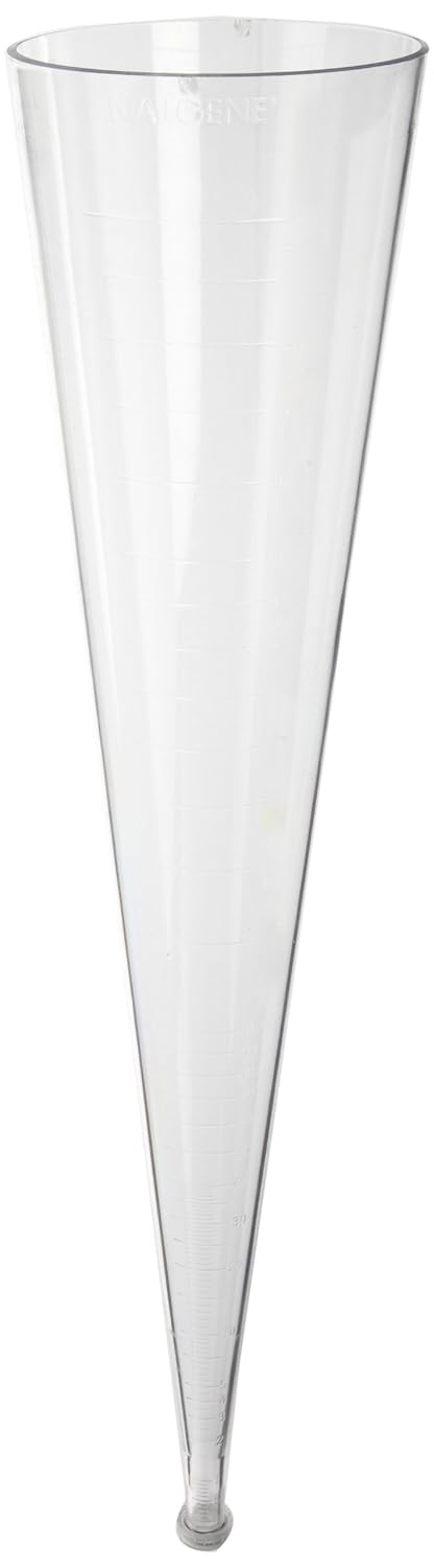 Nalgene Polycarbonate Imhoff Settling Cone, 1000ml Cap, 13mm Closure ...