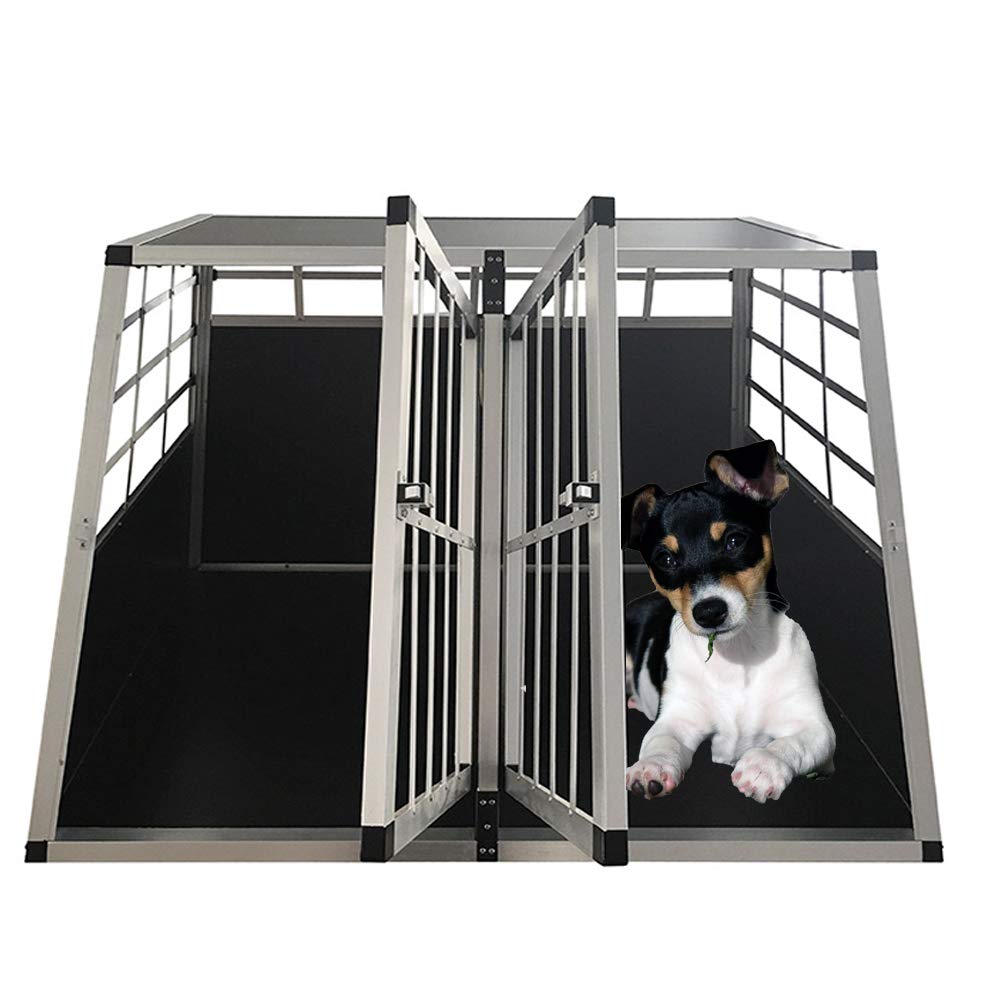 Froadp Alu Hundebox Hundetransportbox Reisebox Transportbox Gitterbox ...