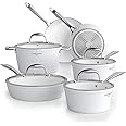 Amazon.com: COOKSMARK Nonstick Ceramic Cookware Set, Induction ...