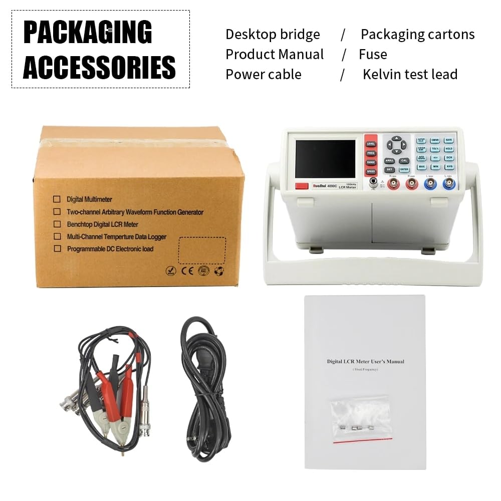 Mua 4090 Digital LCR Meter 10-100KHz Desktop Capacitance Resistance Impedance Inductance Measure ...