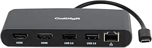 Amazon.com: CalDigit Thunderbolt 3 Mini Dock - Bus Powered, Non ...