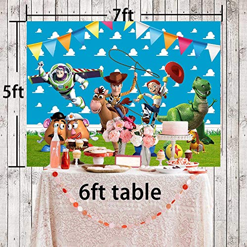 Toy Story Backdrop, for Birthday, Party Supplies, Decorations, Baby ...