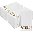 Amazon.com: 400PCS Gold Paper Napkins Disposable - 3ply Hand Towels ...