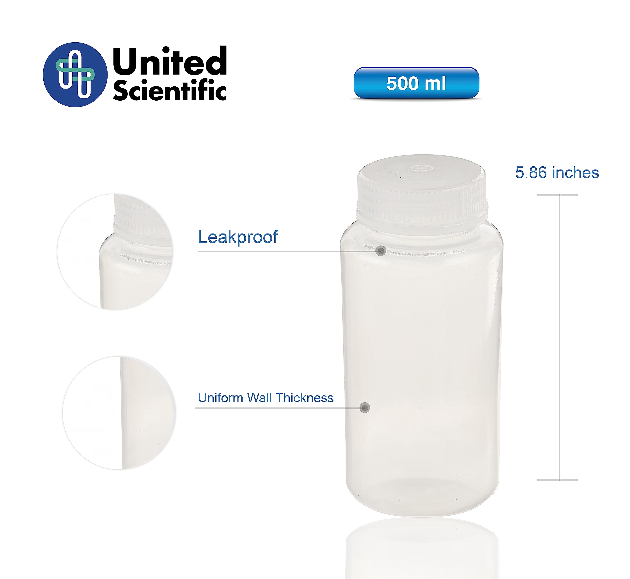 Mua United Scientific® Unistore™ 33309 - Sample Containers with Lids ...