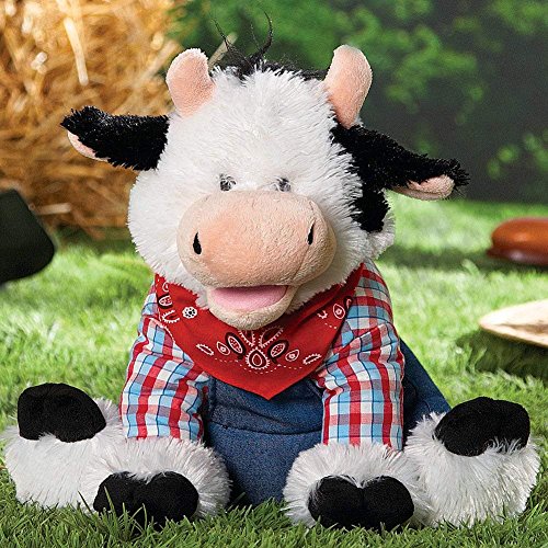 Cuddle Barn Farmer Mac the Cow Animated Singing Musical Plush - Want It All