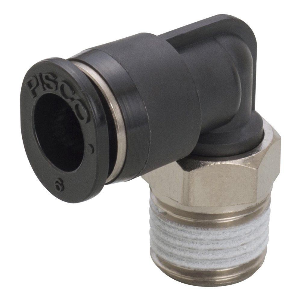 Amazon | 日本ピスコ(PISCO) 小型ワンタッチ継手(チューブフィッティングミニ) エルボ 適用チューブサイズ:3mm ネジサイズ:R1/8 PL3-01M | 産業・研究開発用品 ...