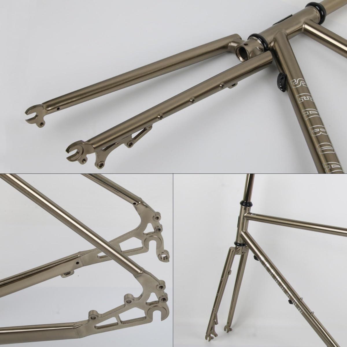 BSFHQS Bike Frame Road Bike Frameset 700C Disc Brake Frame 44cm 47cm ...
