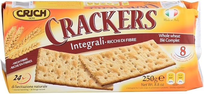 Crich Crackers Integrali Gr.250: Amazon.it: Alimentari e cura della casa