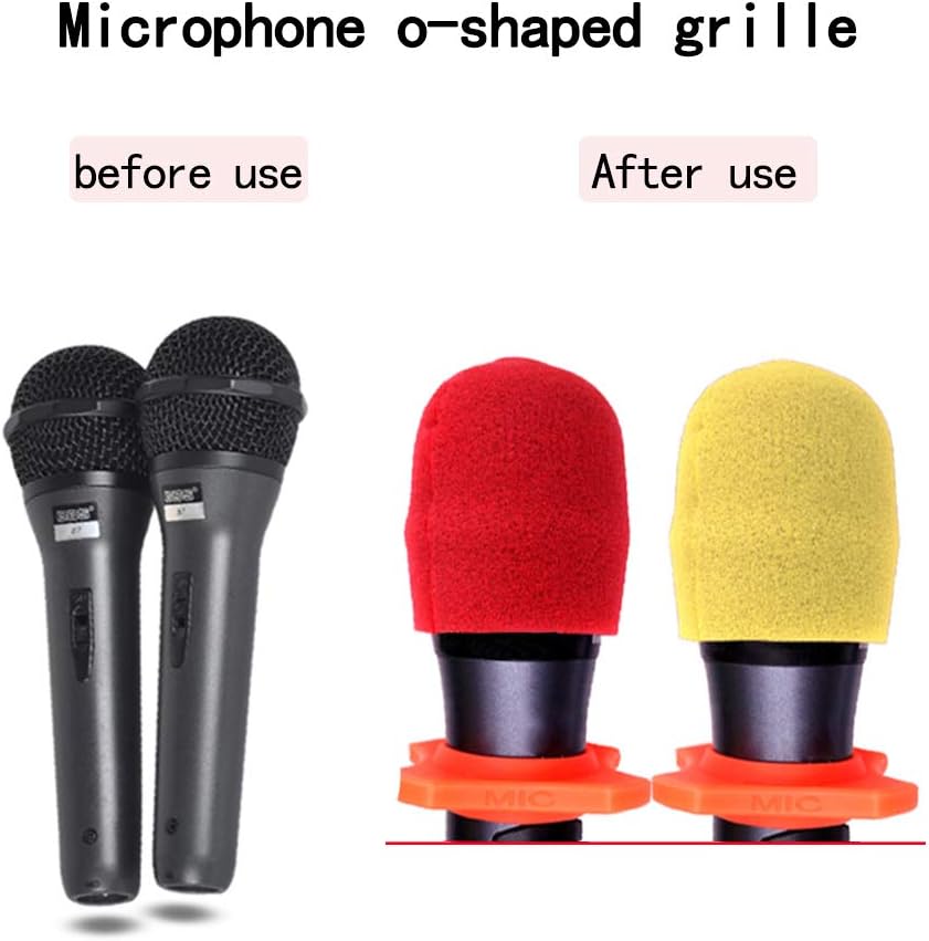 40Pcs Disposable Microphone Cover Foam Handheld Microphone Protective ...