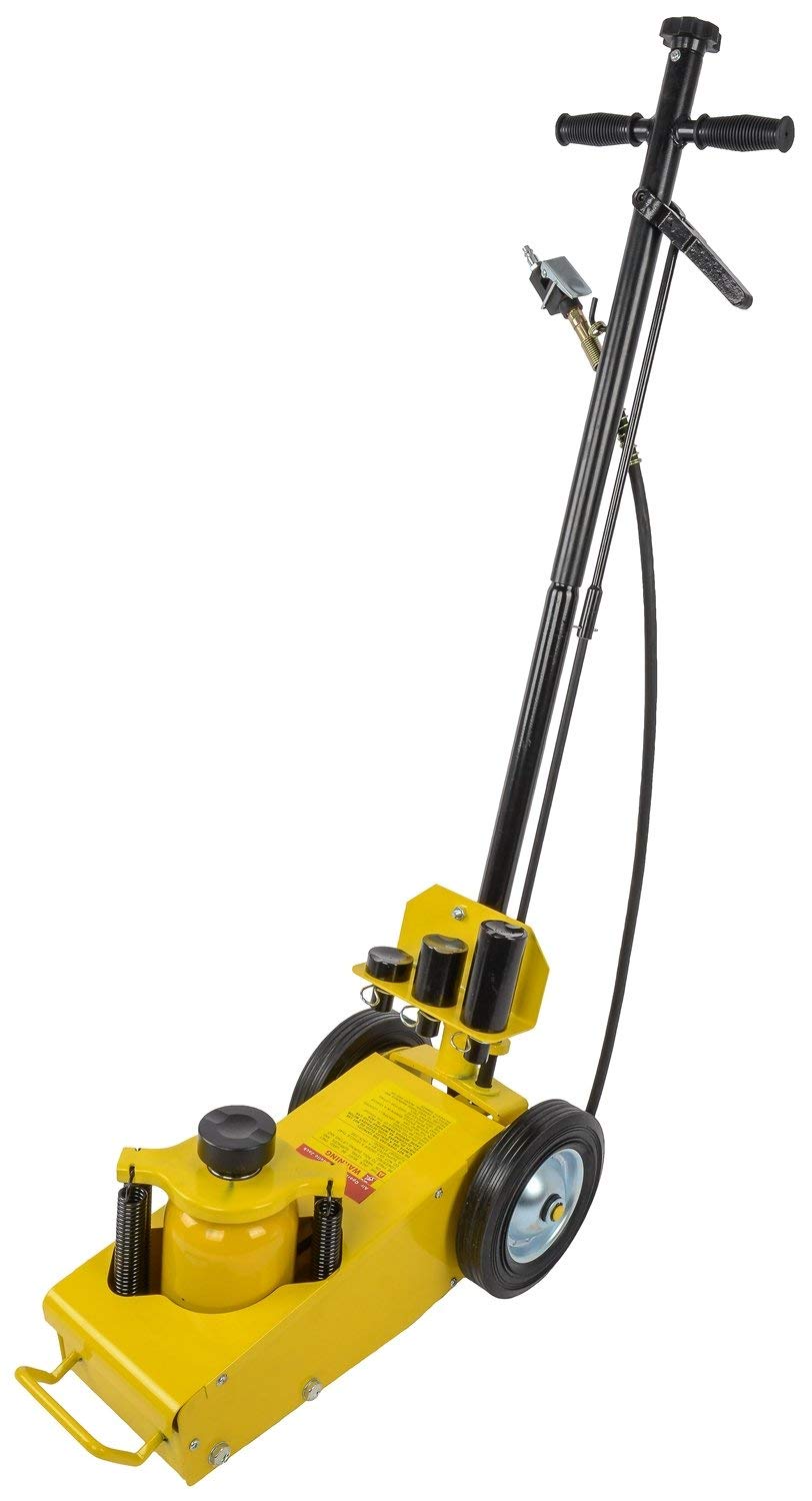 JEGS Air Over Hydraulic Air Jack - 22 Ton Air Hydraulic Floor Jack (44 ...