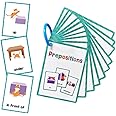 Amazon.com: Lachilly Prepositions Flashcards: English Words, High ...