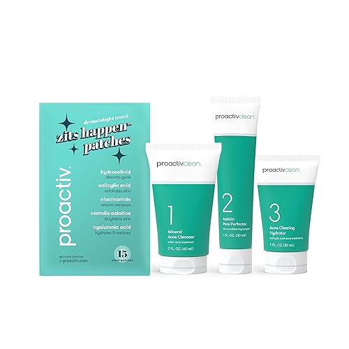 Proactiv Clean 3 Step Acne Routine w/ Pimple Patches- Sulfur Acne ...